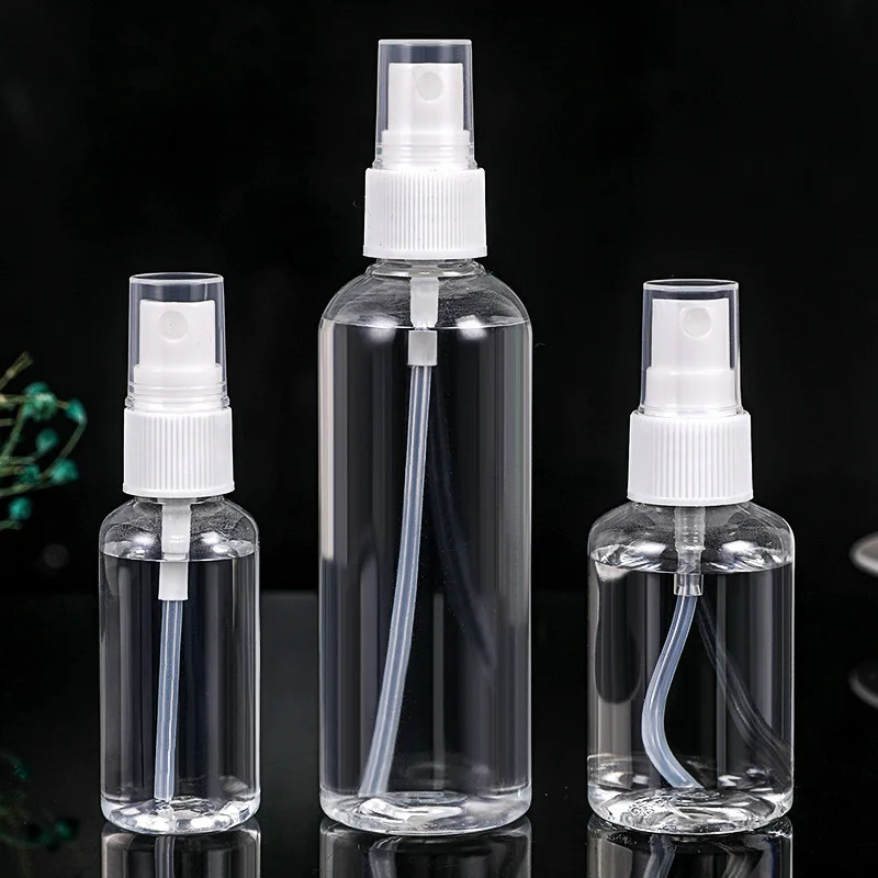 Travel Dispenser Bottle Transparent Cosmetic Perfume Alcohol Portable ...