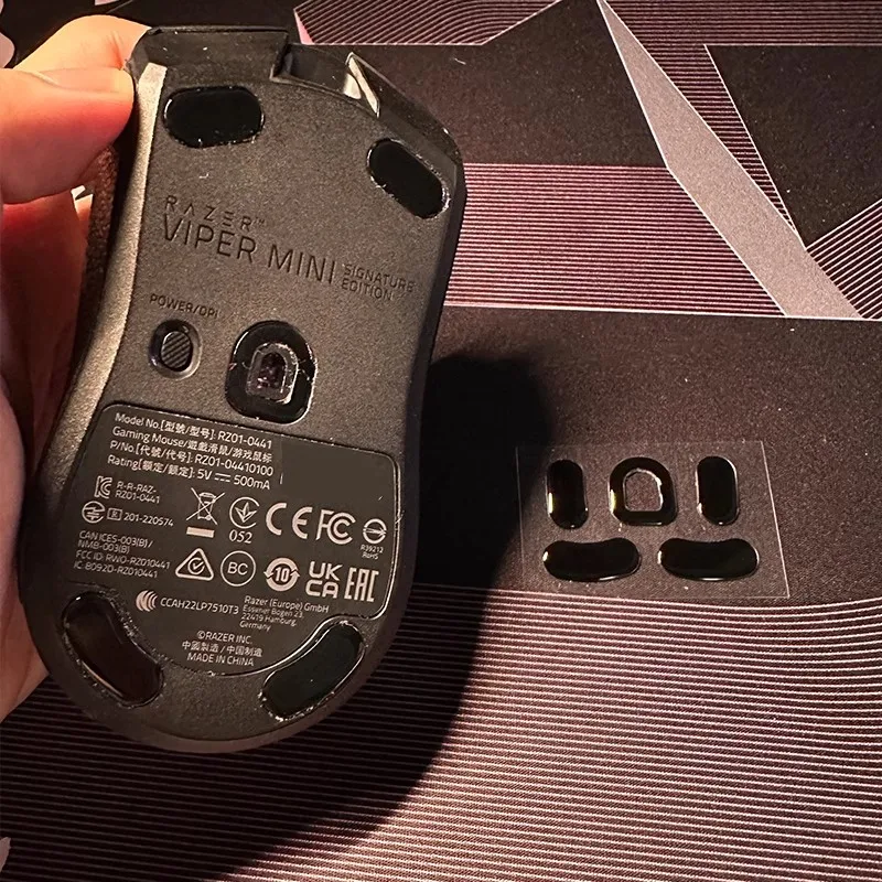 Juego de patines de ratón de cristal Ultraglide, pies para Razer Viper ...