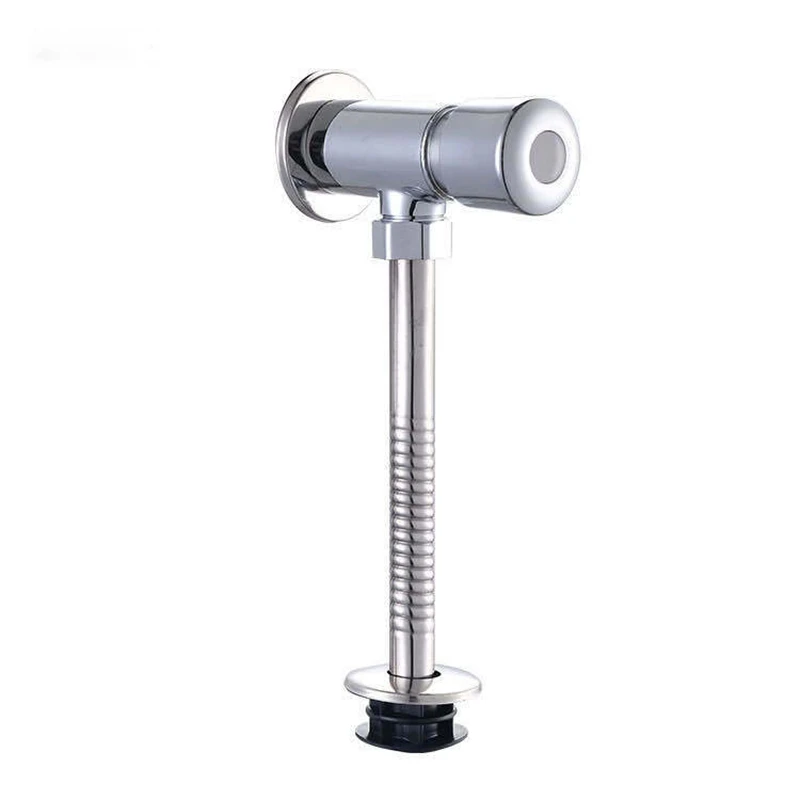 Bathroom-Copper-Urinal-Flush-Valve-Concealed-Installation-Hand-Press ...