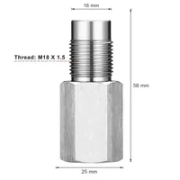 Auto Part Oxygen O2 Sensor Straight O2 Sensor Spacer Adapt Check Engine ...