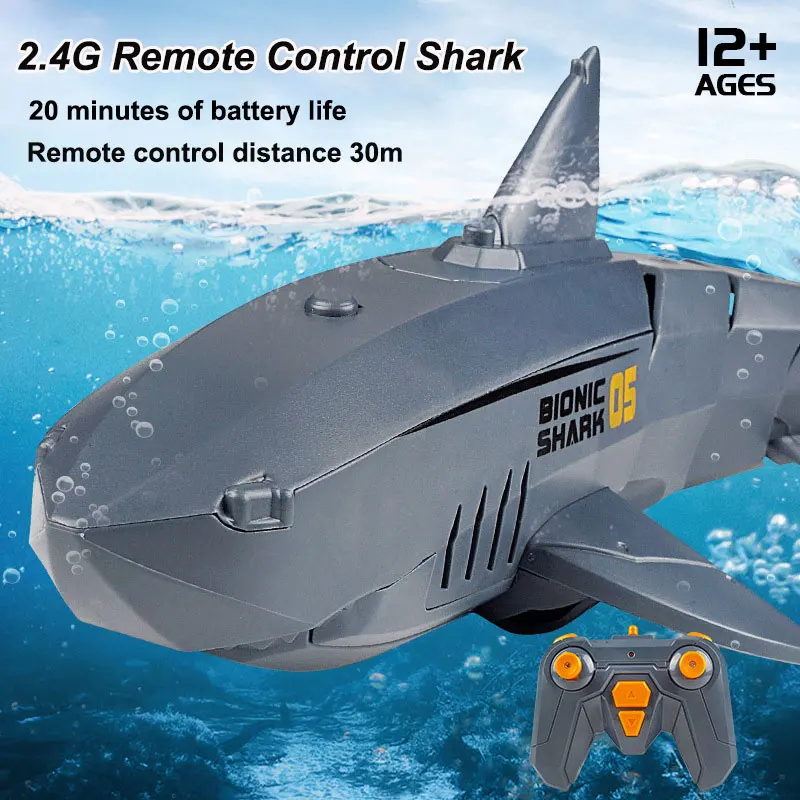 2023-New-Remote-Control-Shark-2-4GHz-Remote-Control-Submarine-Control ...