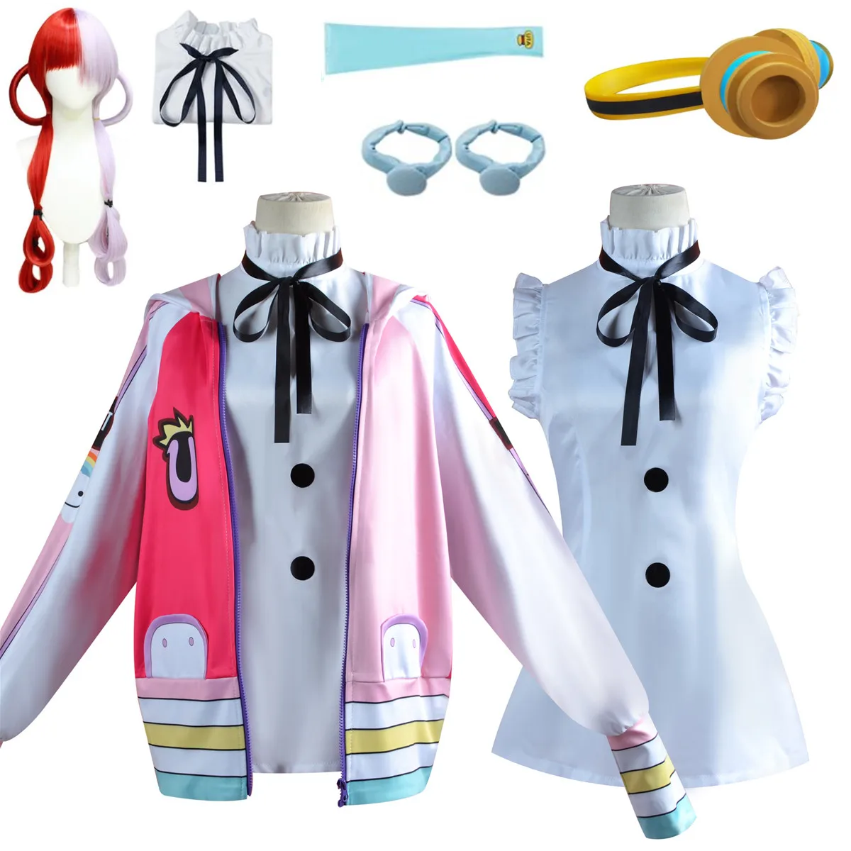 One Piece Shanks Daughter Singer Uta Princess Cosplay Costume | One ...
