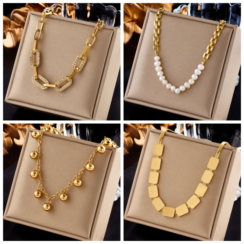 Stainless Steel Necklace Women New | 316l Stainless Steel Jewelry ...