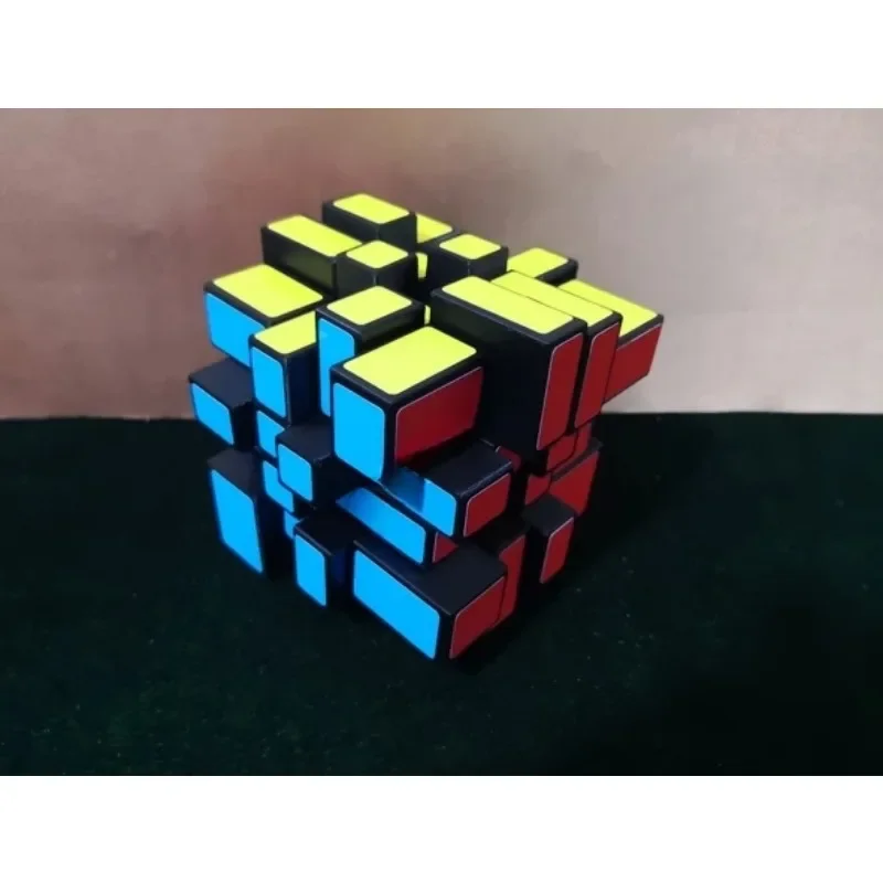 Horror-Mirror-4x4x4-Cubo-de-Calvin-s-puzle-cuerpo-negro-con-pegatinas ...