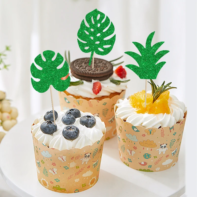 Hawaiian Cupcake Toppers