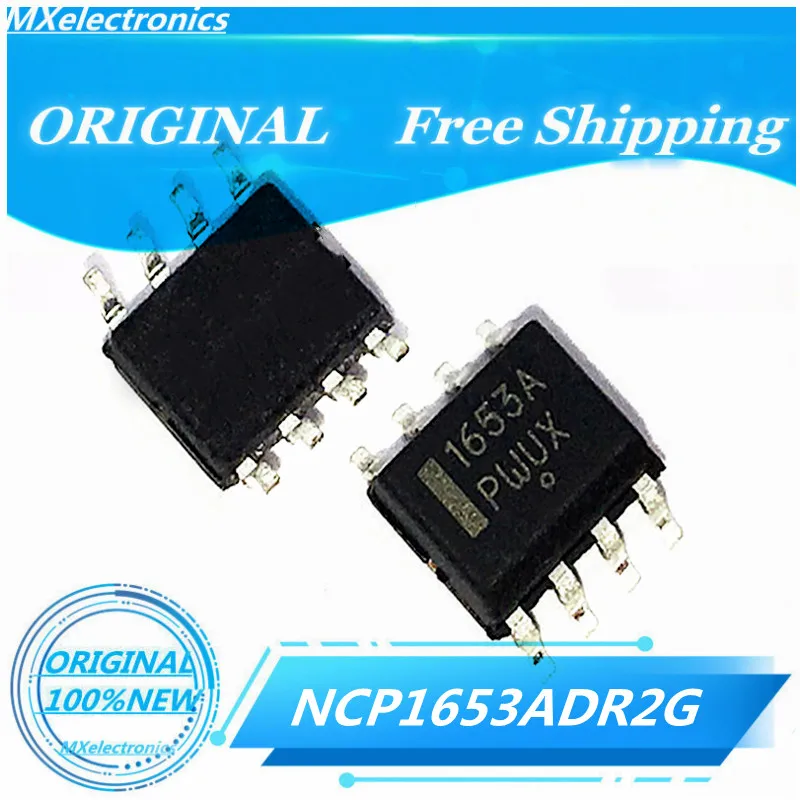 10-100pcs/lot NEW100% 1653A NCP1653A NCP1653ADR2G NCP1653 N1653 SOP-8 PFC - Power Factor Correction