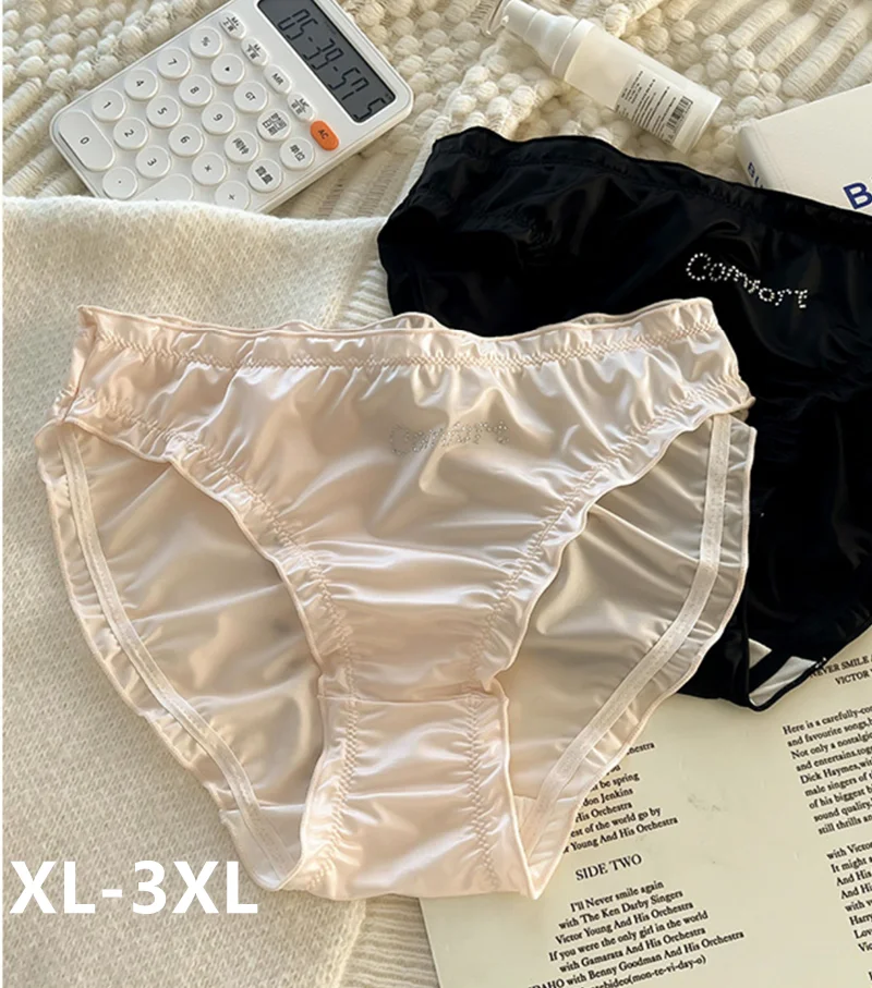 Satin-lenceria-Nette-S-e-M-dchen-unterw-sche-Atmungsaktive-calzones ...