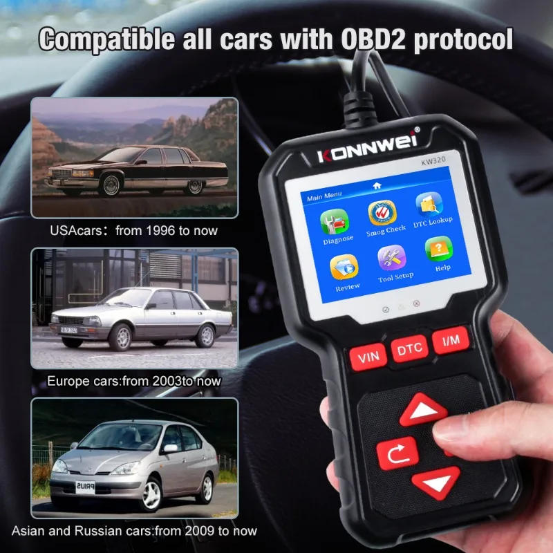 Nine-Languages-Professional-Car-Fault-Scanner-OBD2-Kw320-Fault-Light ...