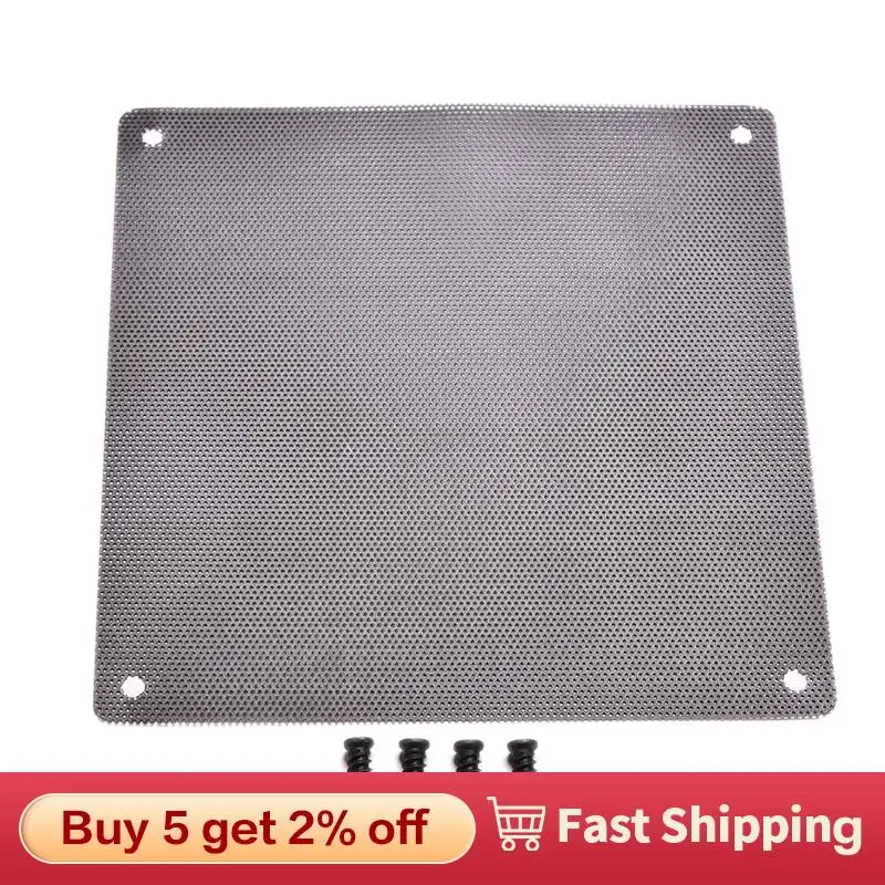 120mm-Fans-4-Screws-Cooler-Fan-Case-Cover-Dust-Filter-Cuttable-Mesh ...