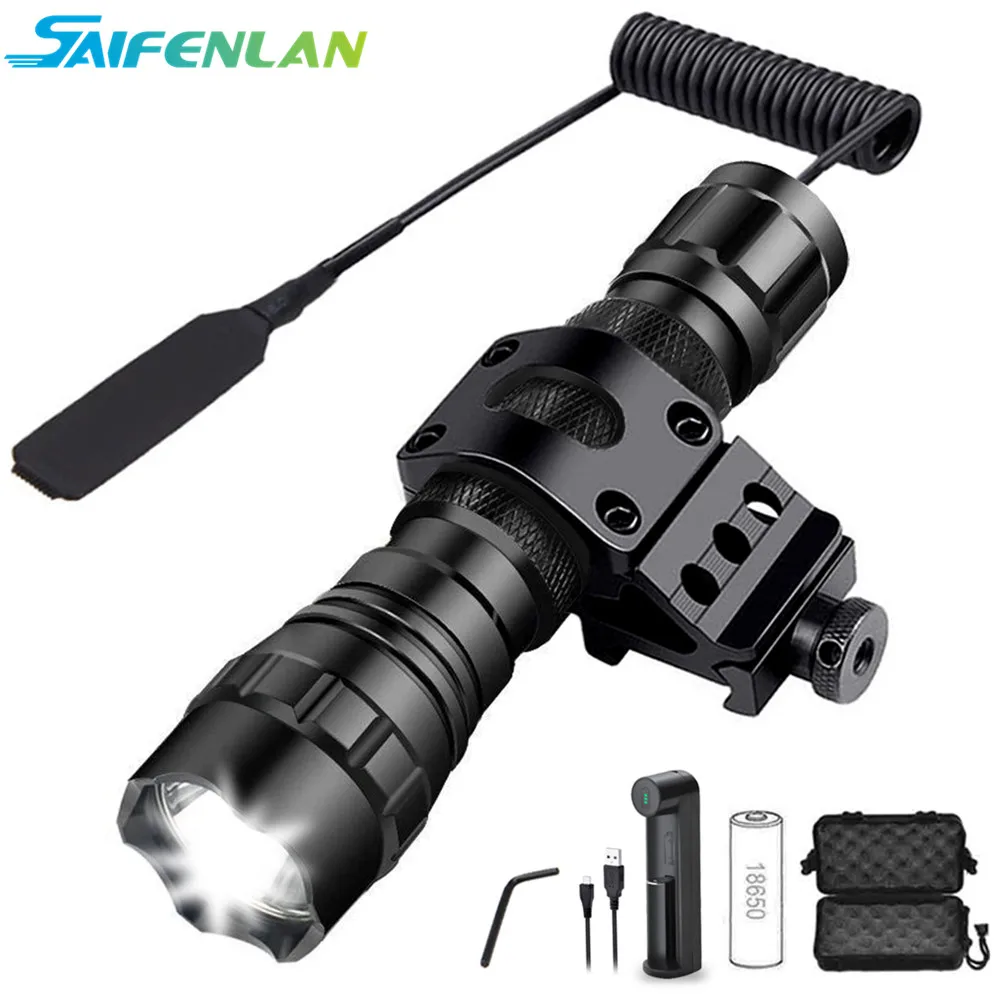 Tactical-Flashlight-High-power-Spotlight-Torch-T6-L2-18650-Flash-Light ...