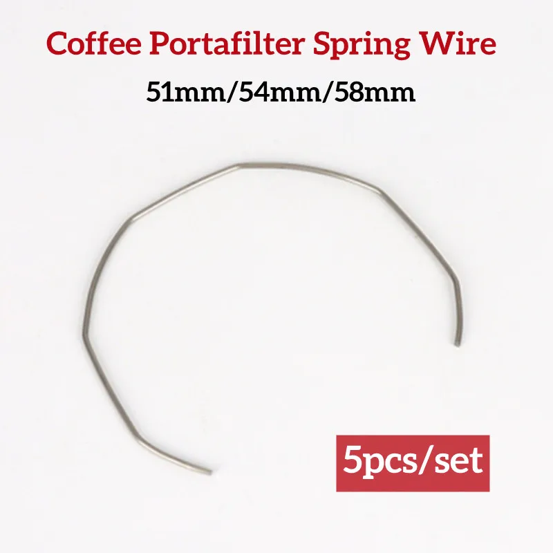 5pcs-51-54-58mm-Coffee-Portafilter-Basket-Spring-Clip-Wire-For-Breville ...