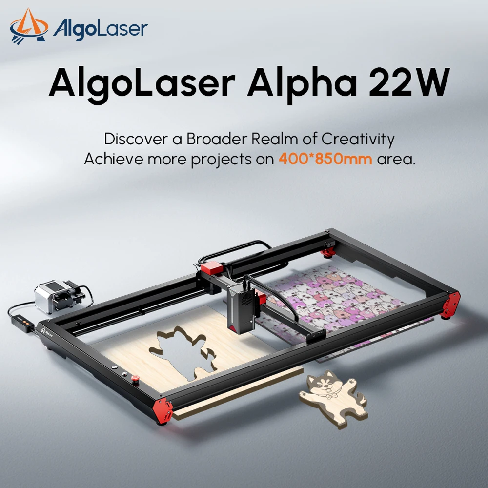 AlgoLaser-Alpha-22W-Laser-Engraving-Machine-Large-Size-Space-40X400cm ...