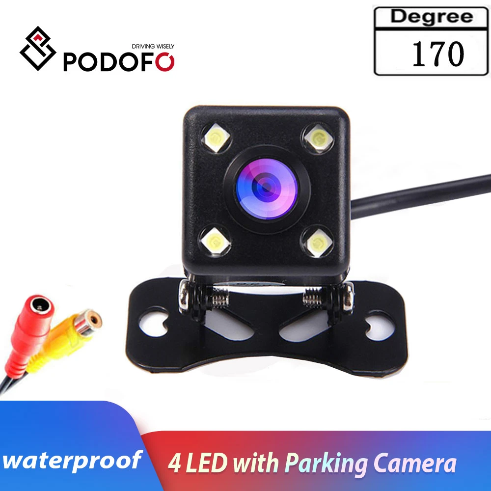 Podofo Auto Ccd Hd Car Backup Reverse Camera Rear Monitor Parking Aid ...