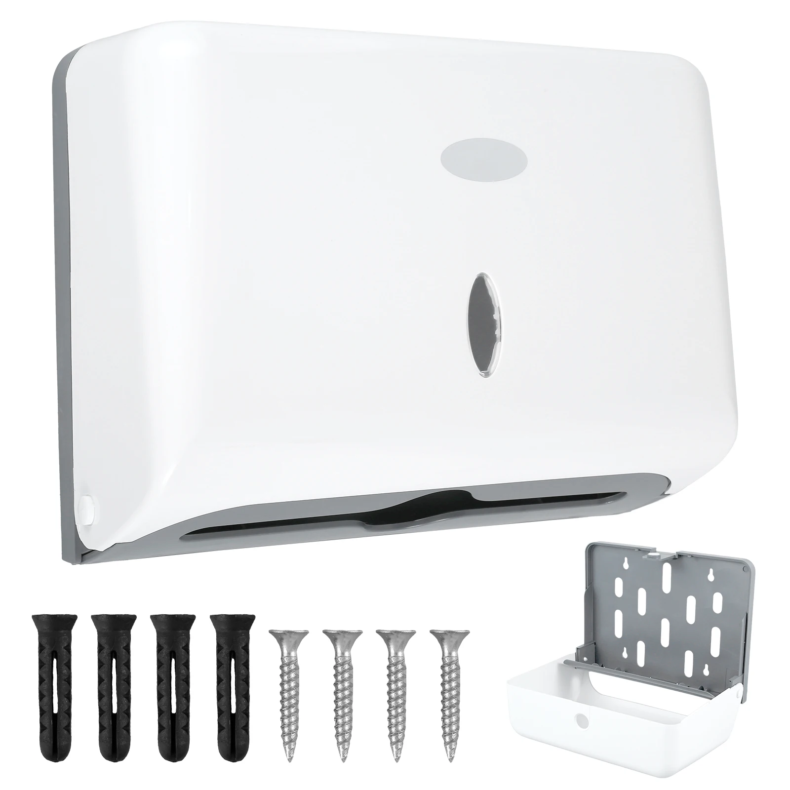 Paper-Towel-Dispenser-Wall-Mount-Multifold-Tri-Fold-Paper-Hand-Towel ...