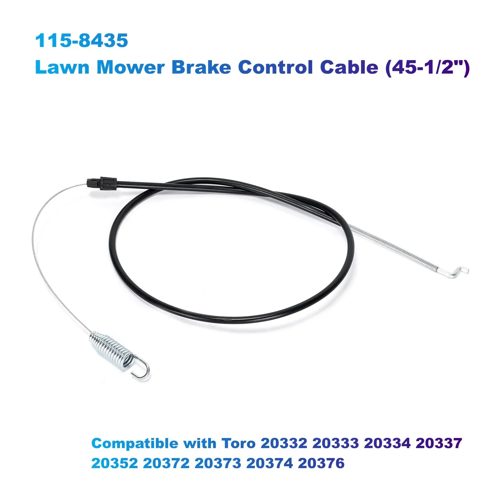 115-8435 Lawn Mower Brake Control Cable (45-1/2") Compatible with Toro ...