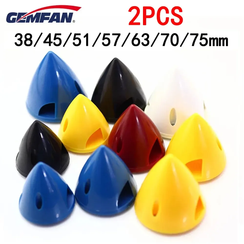 2PCS-GEMFAN-Nylon-RC-Plane-Prop-Propeller-Spinner-2-Blades-38mm-45mm ...