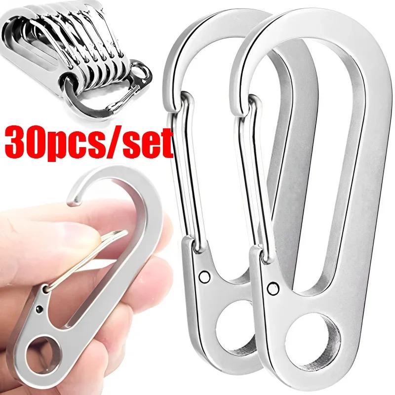 10-20-30pcs-Mini-Carabiners-Lobster-Clasp-Buckle-Keychian-Outdoor ...