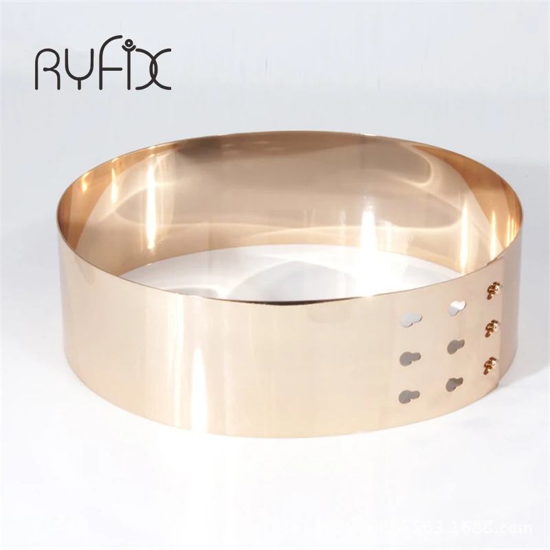 Hohe-Qualit-t-Metall-Keeper-Metallic-Spiegel-7cm-Breiten-G-rtel-Korsett ...