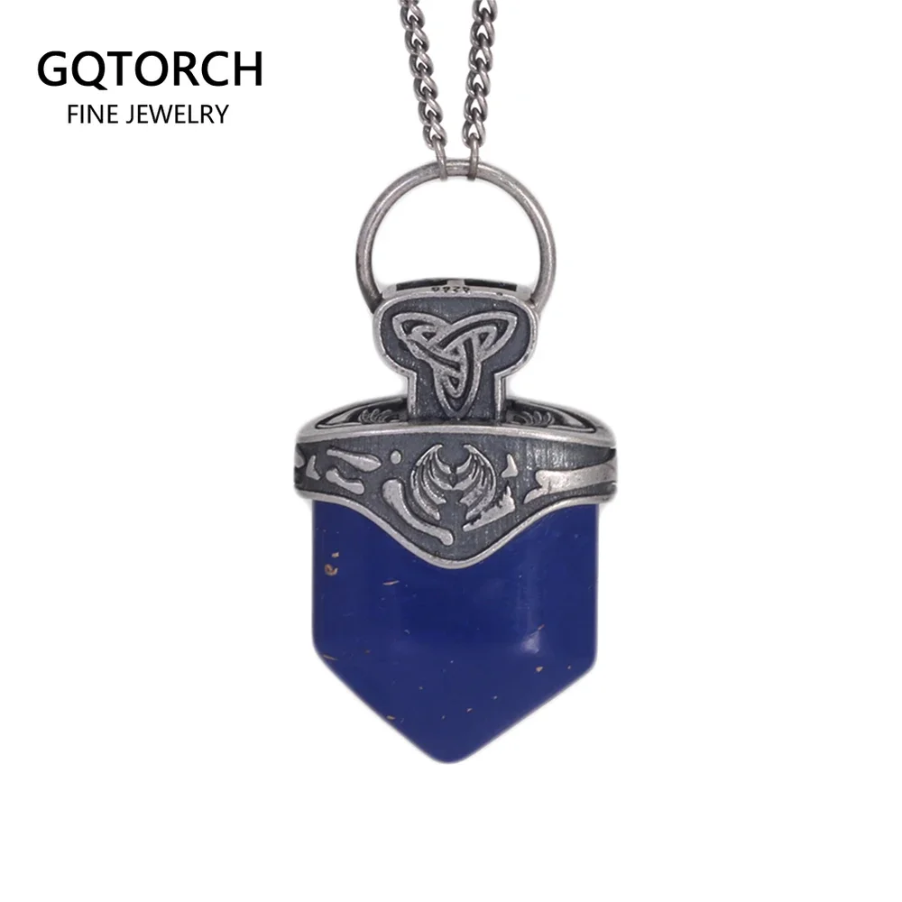 The-Vampire-Originals-Diaries-Mikaelson-Pendant-Necklace-925-Sterling-Silver-with-Natural-Lapis ...