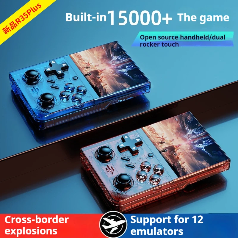 Port-til-Nost-lgico-PS1-Handheld-Game-Console-R35plus-Open-Source-tela ...