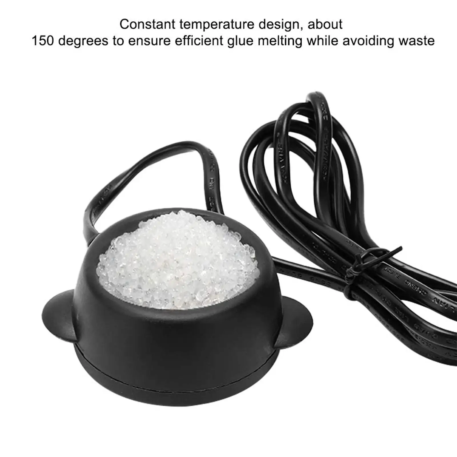 Mini Hot Melt Glue Pot 30W Keratin Bead Electric Extension Crafts ...