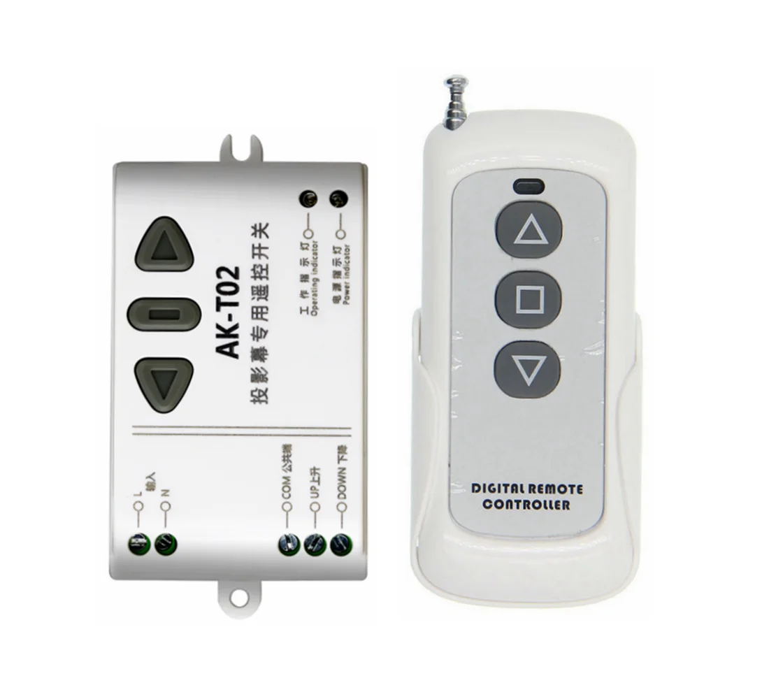 Projector-Controller-AC-220V-RF-Wireless-Remote-Control-Switch-Controls ...
