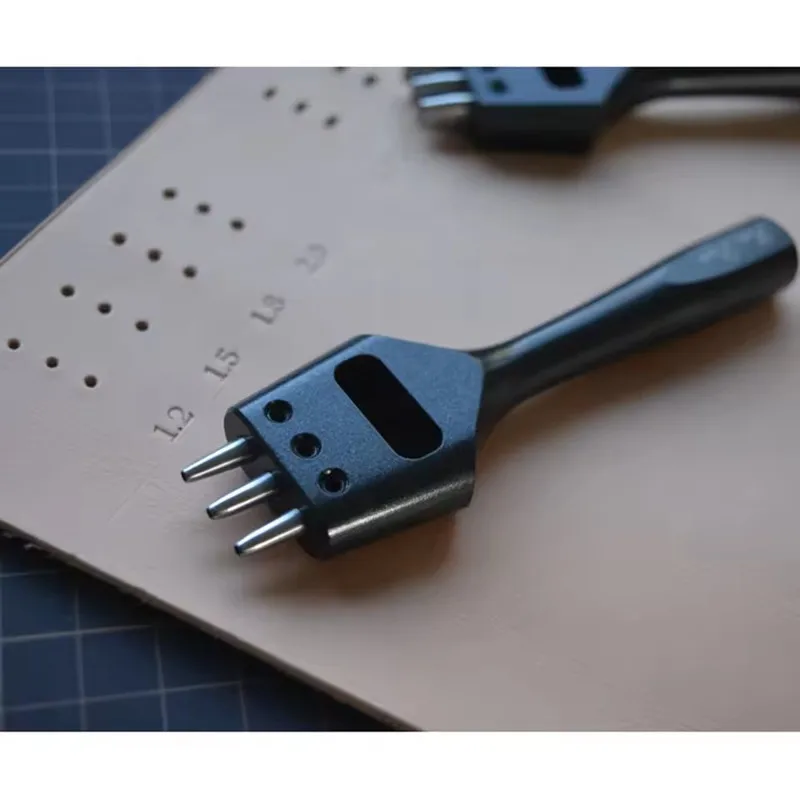 3-Hole Watch Band Punch Machine DC53 Steel | 1.5/1.8/2.0mm Round ...