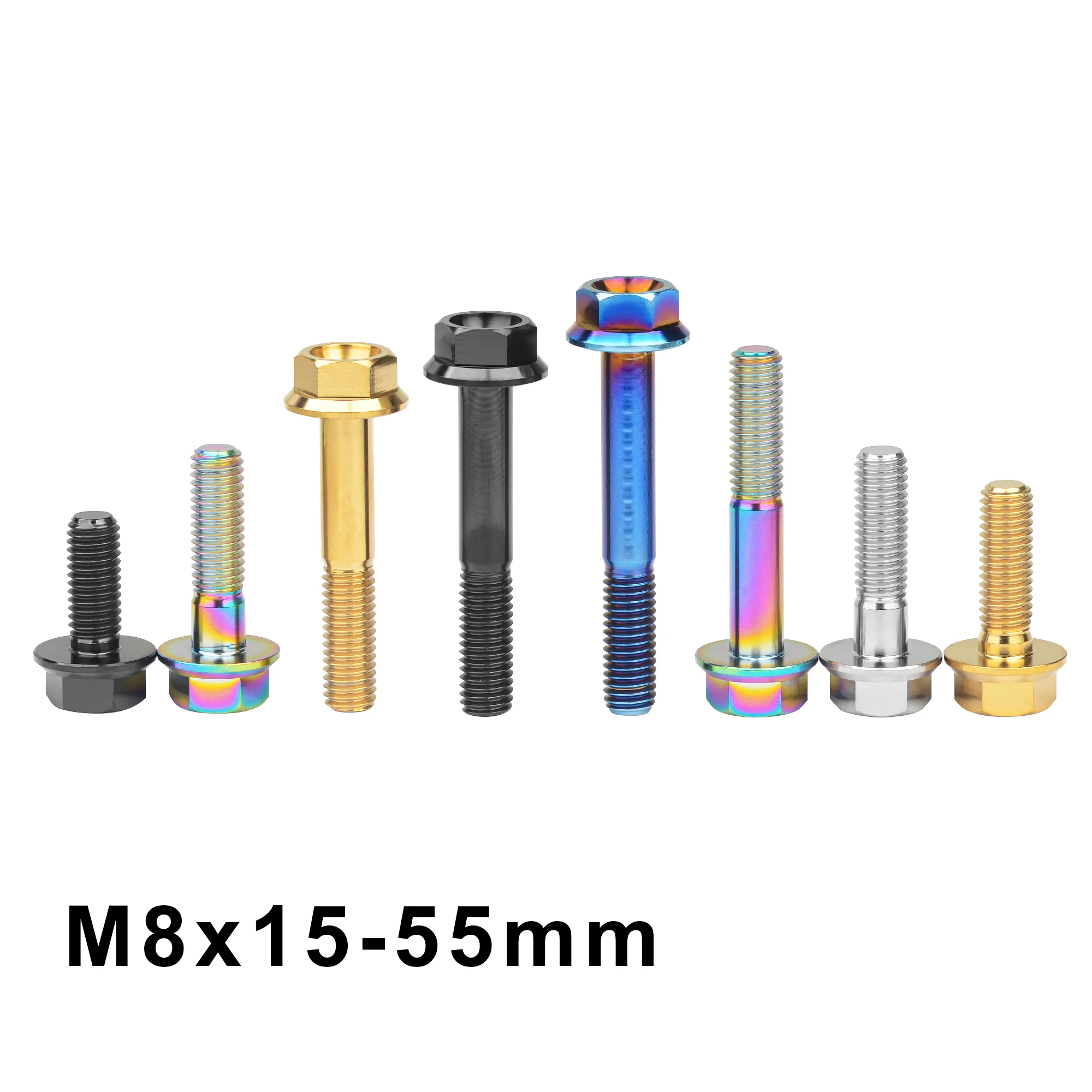 Weiqijie-Bolts-M8x15-20-25-30-35-40-45-50-55mm-Hexagonal-Flange-Head ...