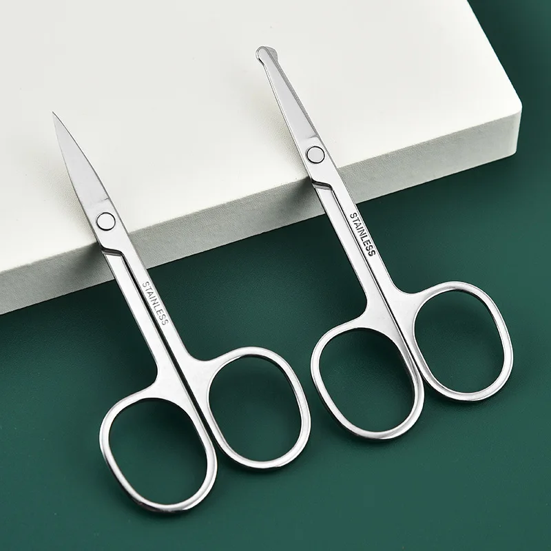 Stainless-Steel-Scissors-Beauty-Makeup-Scissors-Men-s-Beard-Pointed ...