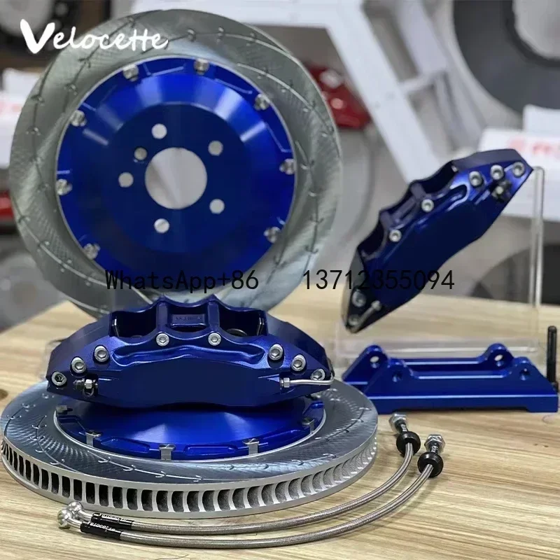 Big Brake Caliper Kit 6-pot EC670 Racing Brake Pads Auto Brake System ...