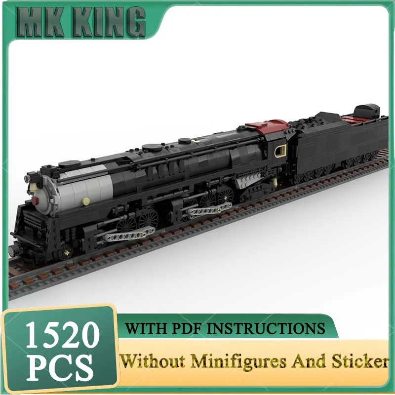 Railway Train Model Moc Building Bricks PRR Q2 Class Duplex Steam ...