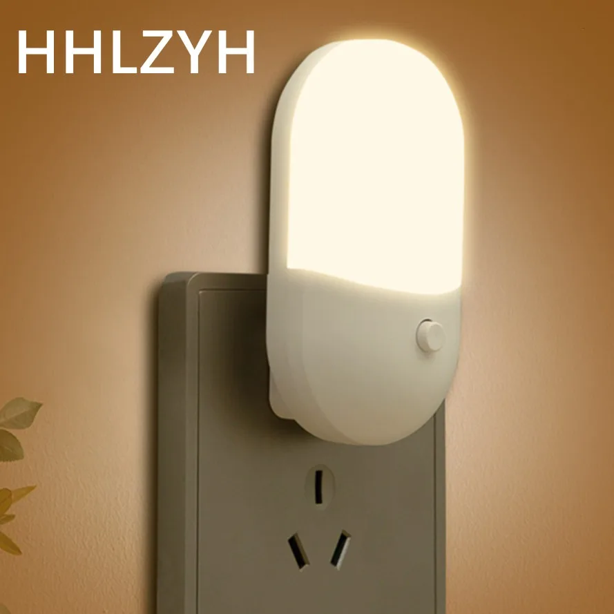 HHLZYH-3W-Energy-Saving-Night-Light-Plug-in-LED-Feeding-Socket-Lamp ...
