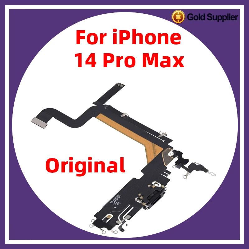 Original-For-iphone-14-pro-max-14pro-max-Charging-Port-Flex-Microphone ...