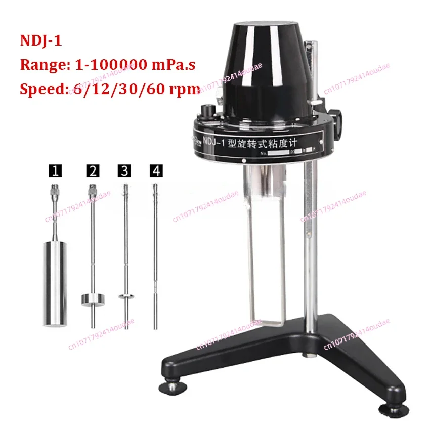 NDJ-1-NDJ-4-Rotary-Viscometer-Viscosimeter-Viscosity-Meter-Fluidimer-with-1-4-Rotator-Portable ...