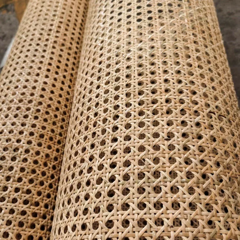 30 55CM Wide Natural Rattan Cane Webbing Sheets Real Indonesia Rattan ...