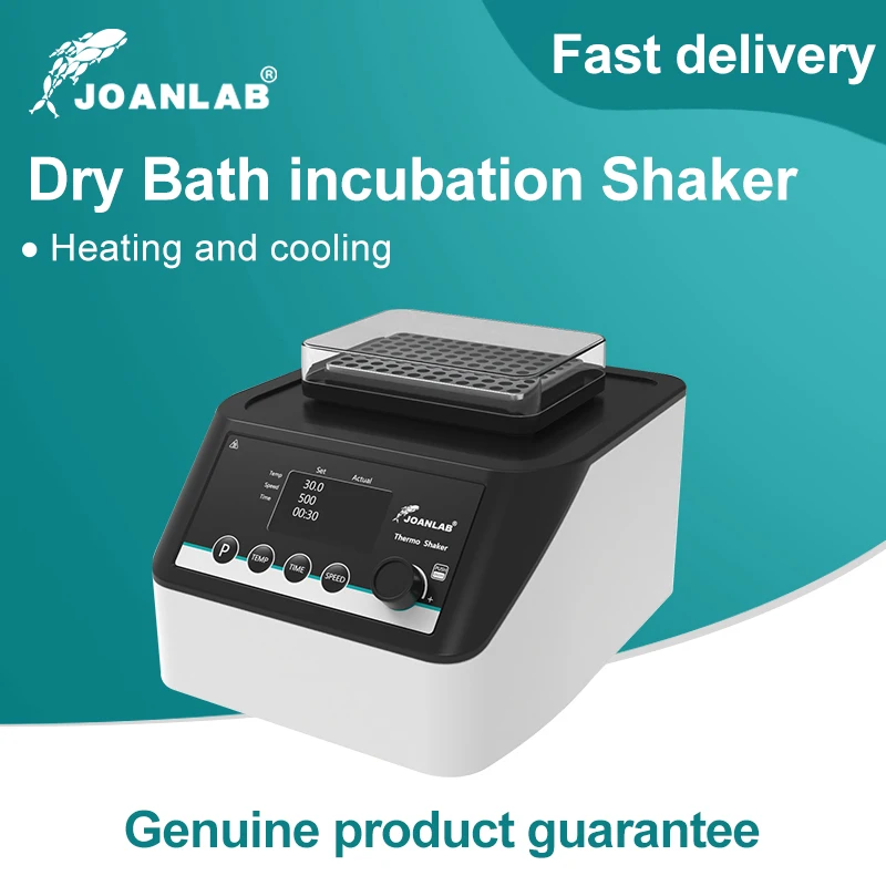JOANLAB Dry Bath Incubator Shaker Digital Display Heating Lab Constant Temperature Heater 0.2/1. ...
