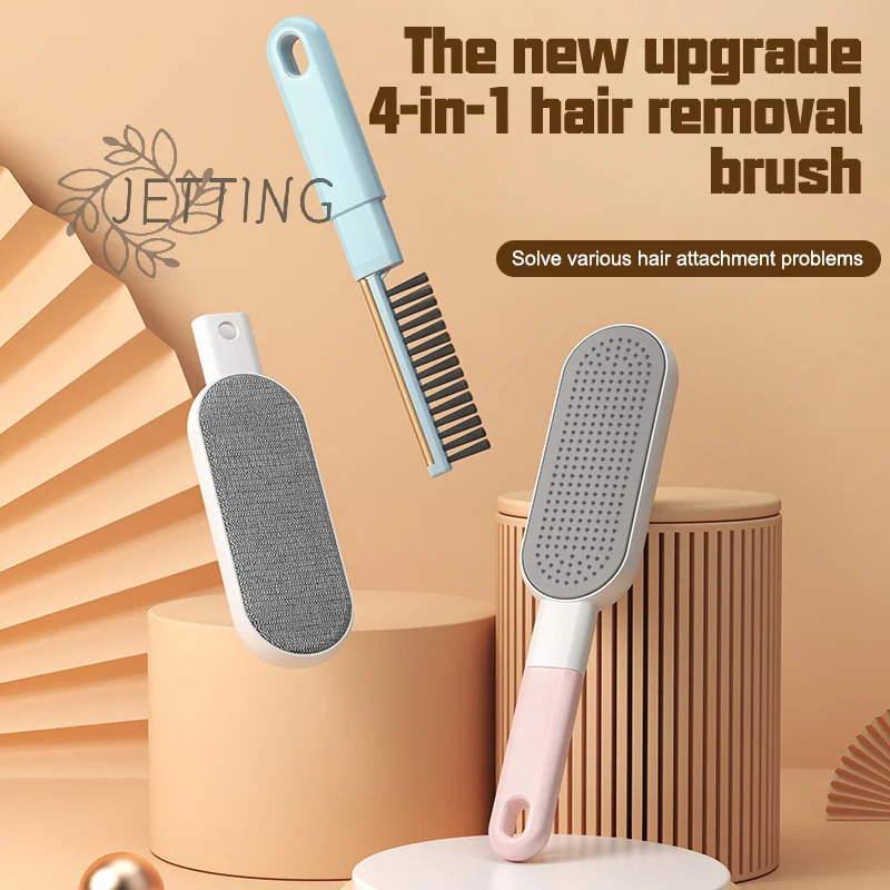 Four-In-One-Clothes-Hair-Removal-Brush-Anti-Static-Portable ...