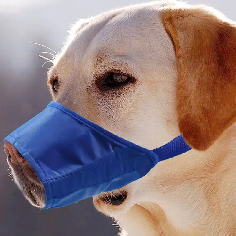 Adjustable Breathable Dog Muzzle Outdoor Pet Walk Muzzle Anti-biting ...