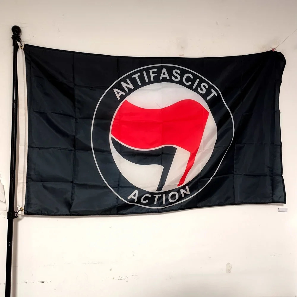 Antifascist Action Flag Antifascist Action Flag Anti-Racism Flag ...