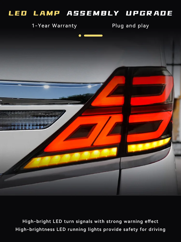 Car-Lights-For-Toyota-Vellfire-Alphard-20-Series-2007-2014-Full-LED ...