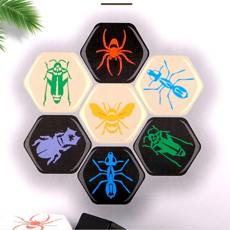 Bug-Hive-Chess-Fun-2-Player-Board-Game-Entertainment-Wooden-Educational ...