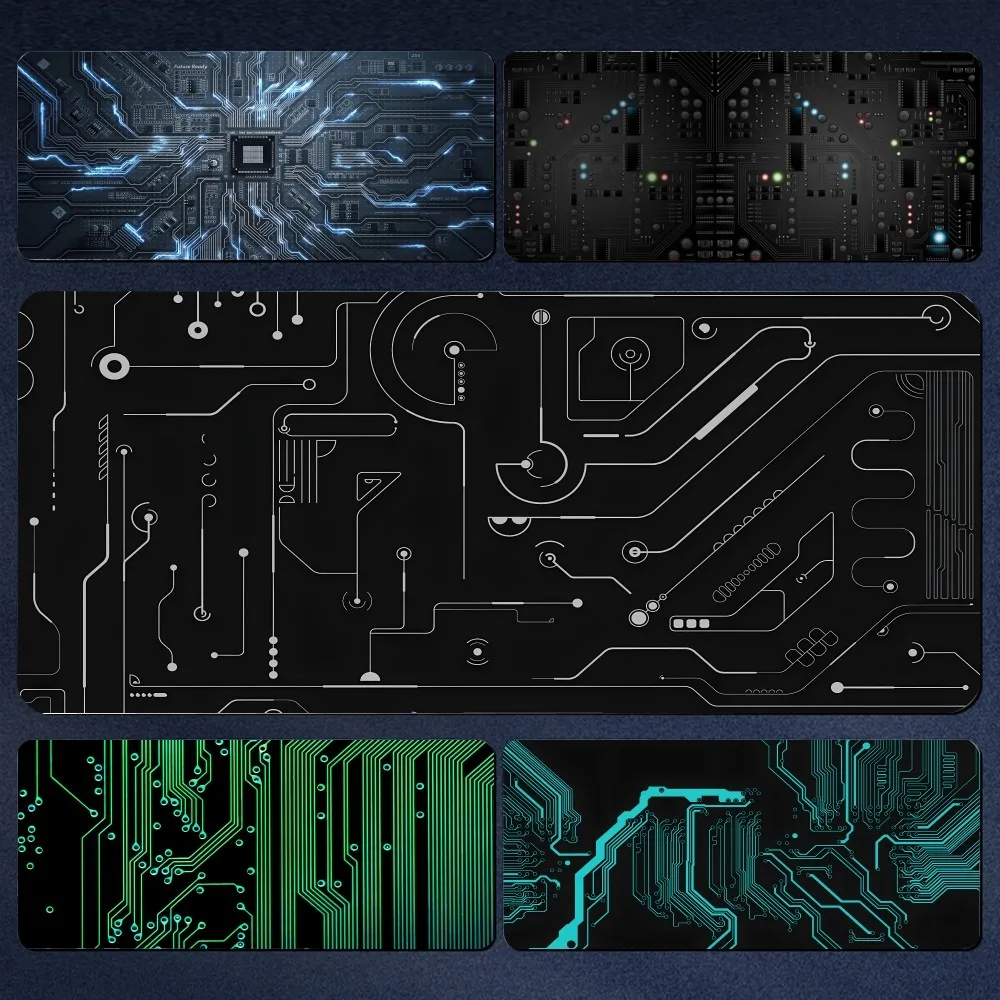 Black-Circuit-Board-Pattern-Mousepad-Desk-Mat-With-Pad-gaming ...