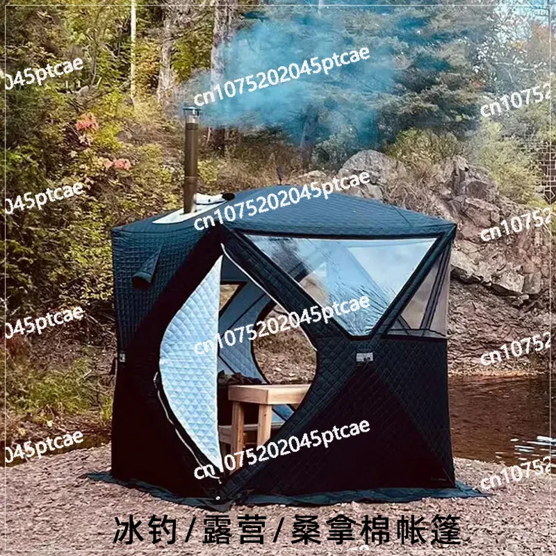 Chimney Tent Outdoor Camping Cotton Winter Fishing Ice Fishing Tent ...