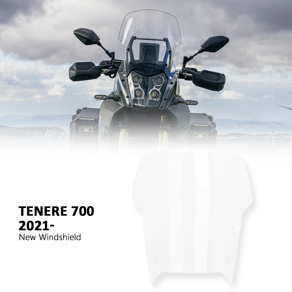 Motorcycle-Black-Smoky-Transparent-Windshield-Windscreen-For-Yamaha ...