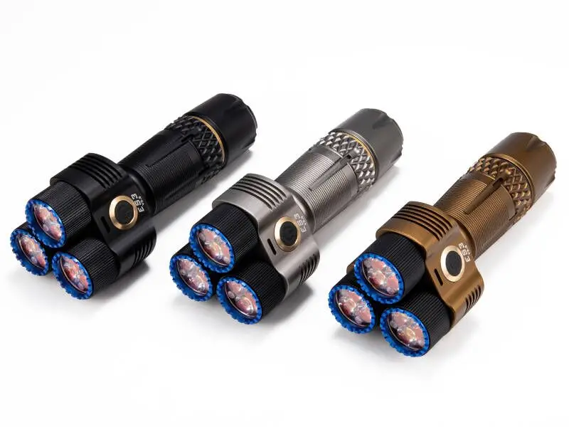 Rechargeable Rgb Flashlight | Niwalker Flashlight | 21700 Flashlight ...