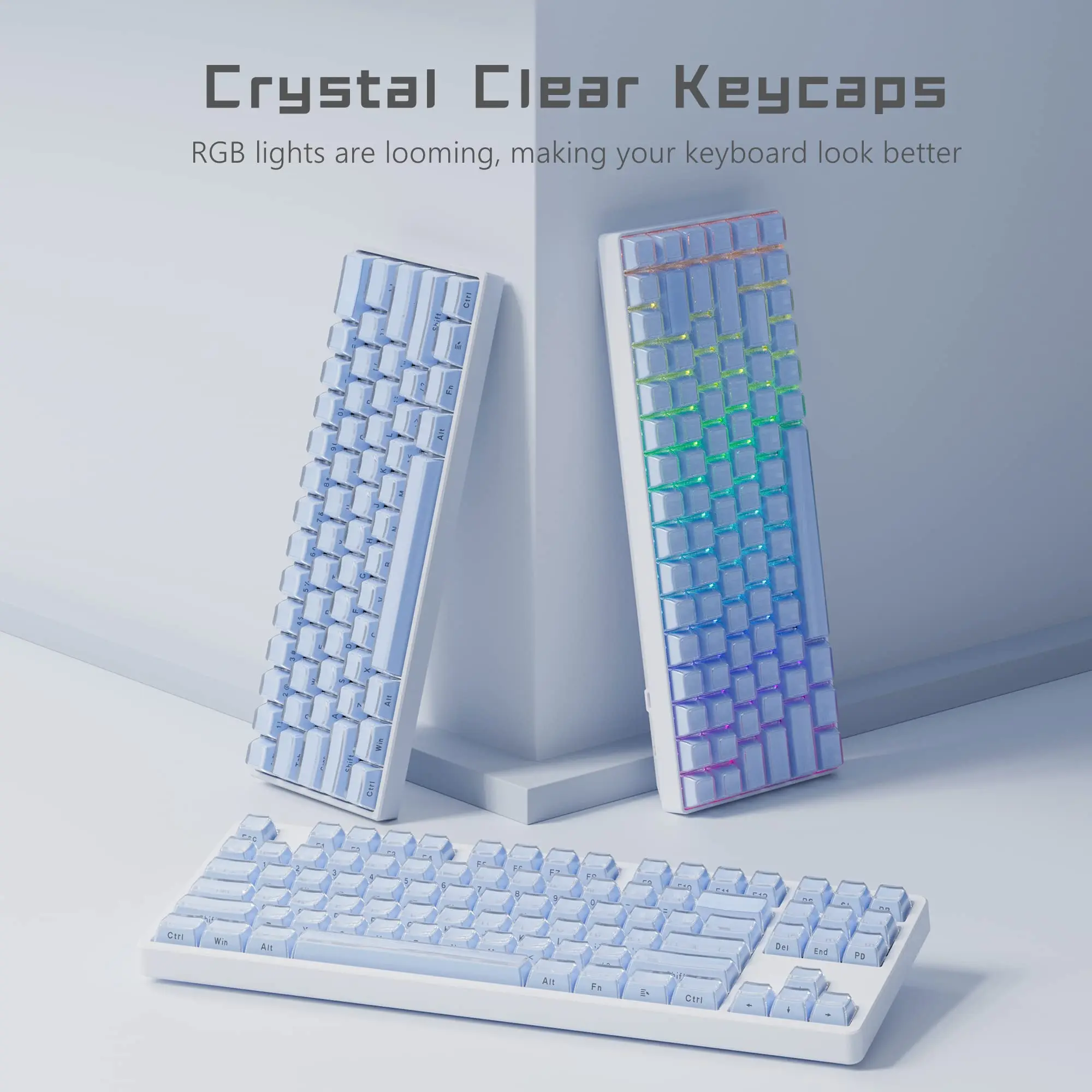 Keycaps Per Cherry MX With Letters Hyekic Keycaps PBT, 131 Touches ...