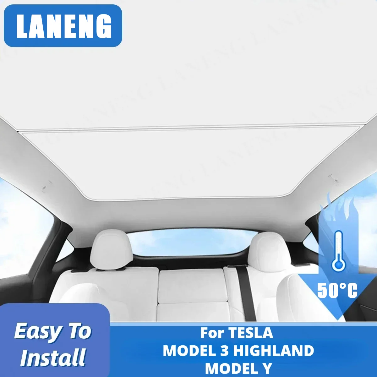 Sunroof-For-Tesla-Model-3-Highland-23-24-Model-Y-2021-24-Sunshades-Ice ...