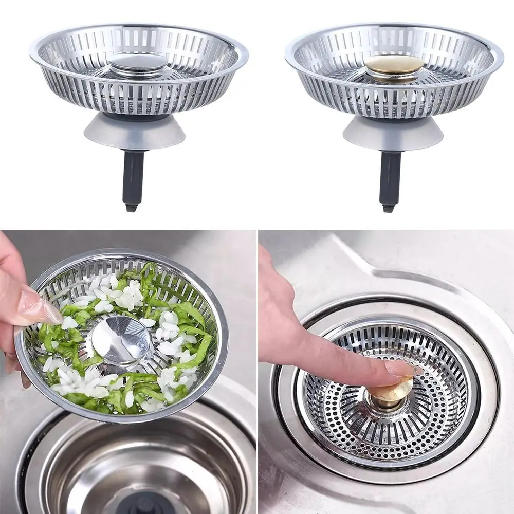 Food Waste Catcher Kitchen Sink Strainer Drain Filter Anti-blocking ...