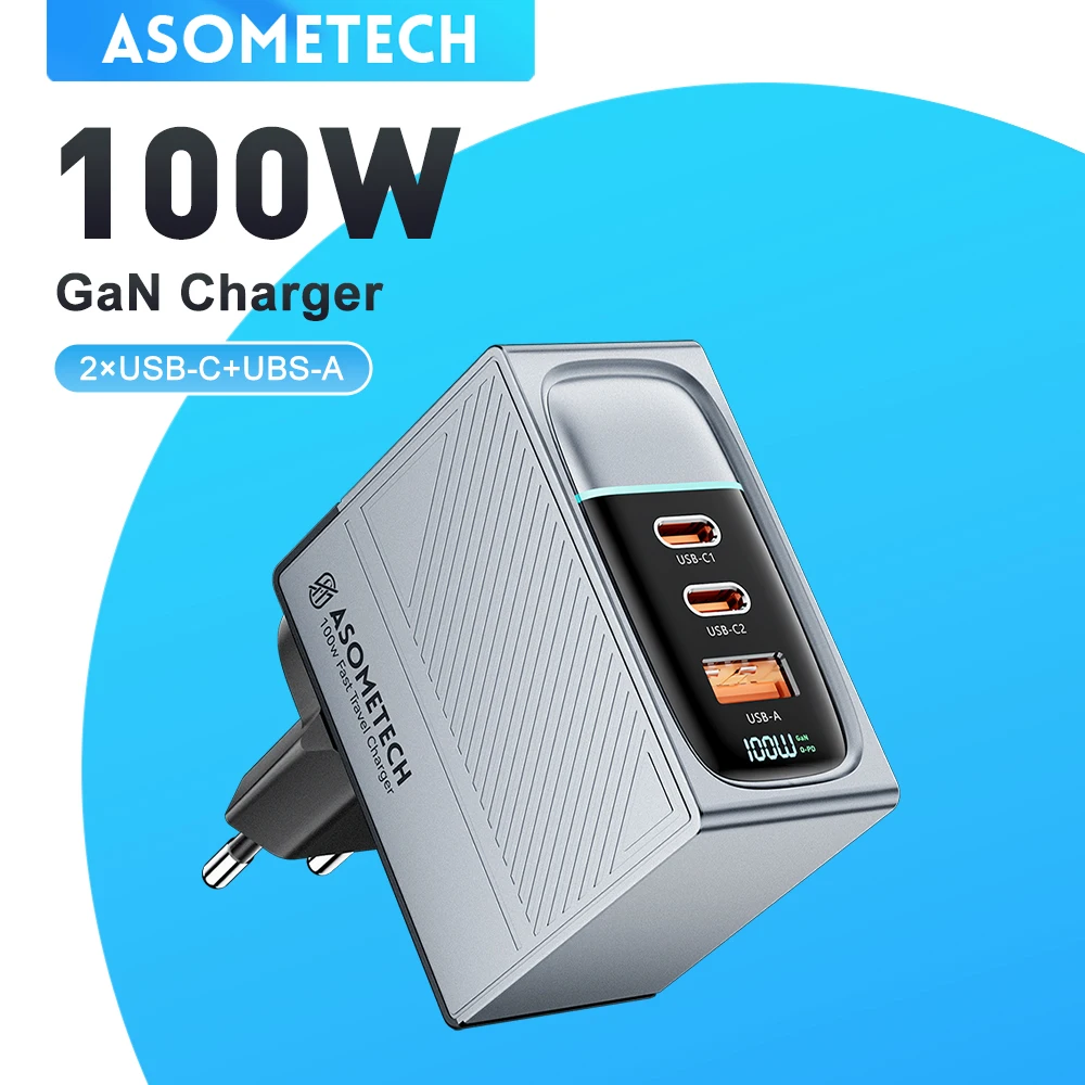 100W-GaN-Charger-PD-QC-USB-Fast-Charger-Type-C-Quick-Charging-USB-C ...