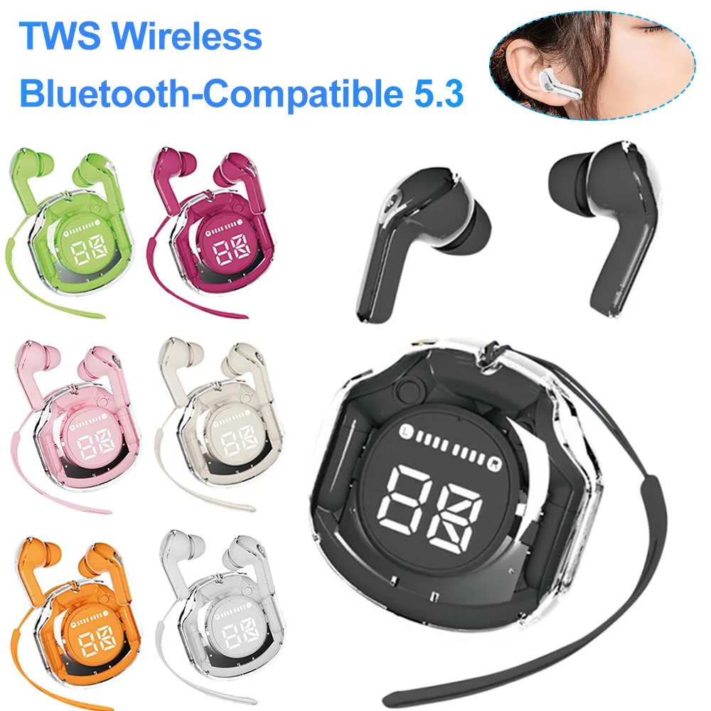 TWS-Wireless-Bluetooth-Compatible-5-3-Earphone-LED-Digital-Screen-In ...
